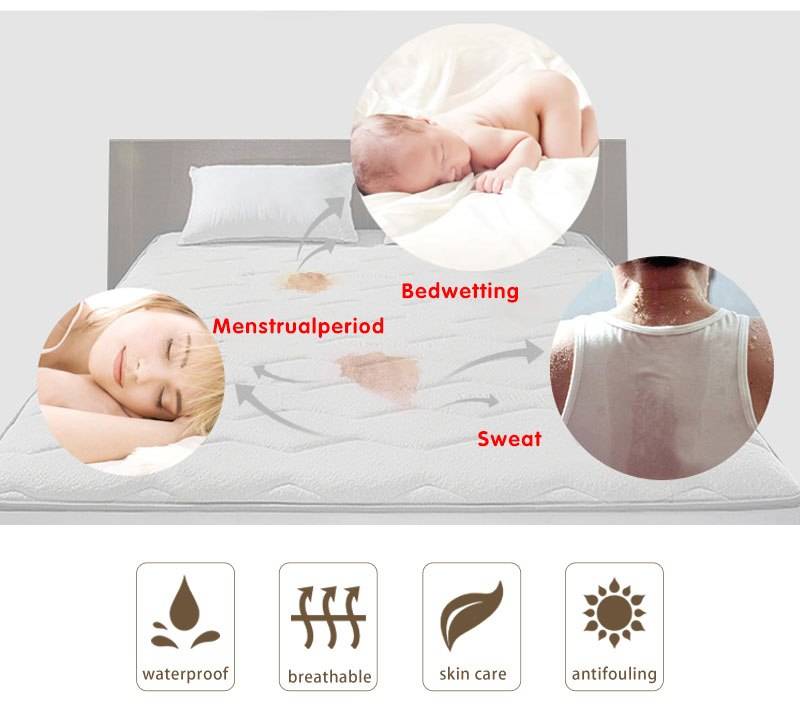 Waterproof Quilted Microfiber Bed Cover Mattress Protector