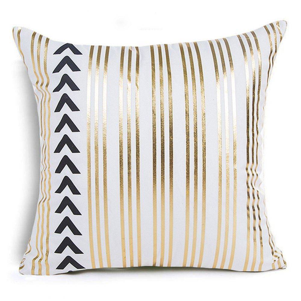 Gold Throw Pillows Cover - Best Quality Bedding