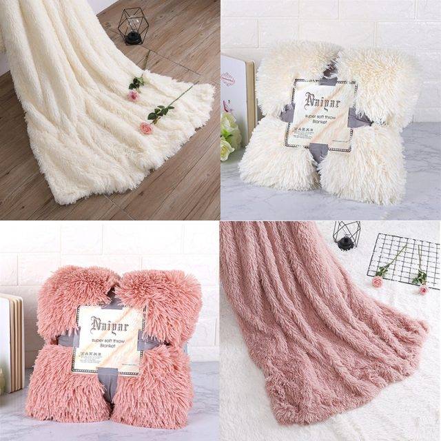 Fluffy Throw Blanket - Bedding Set Collection